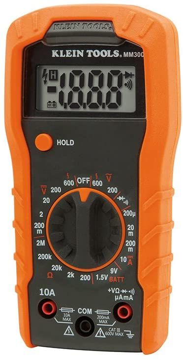 MM400 Klein Tools: El Multímetro Digital más vendido en Amazon
